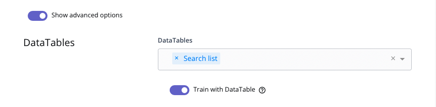 Associating a test with a DataTable – mabl help