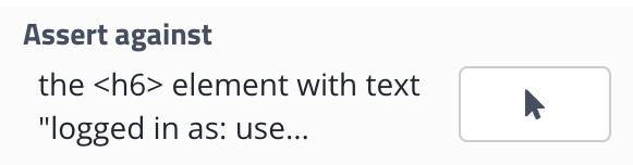 Element assertions – mabl help
